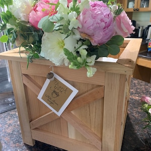 Modern Farmhouse Shaker Cedar Planter High Quality Build and Materials ...