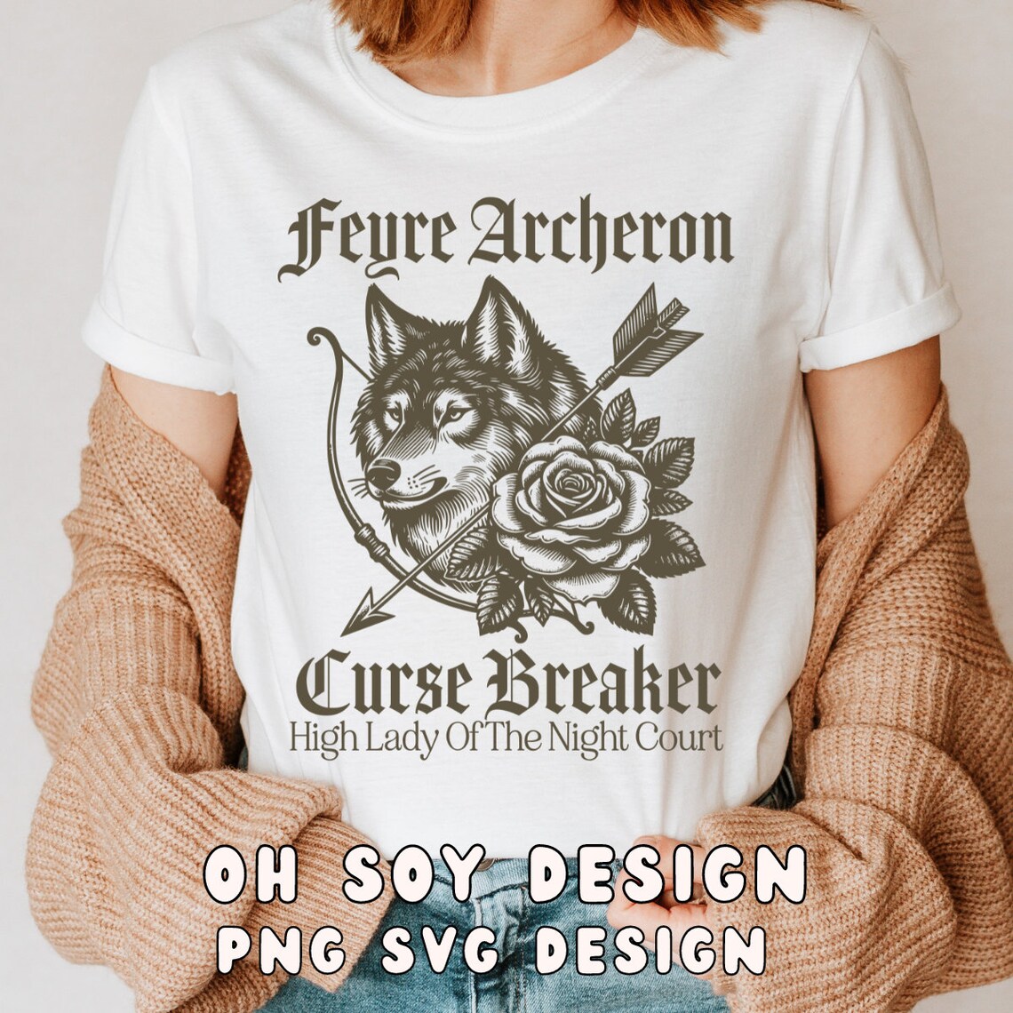 Curse Breaker SVG PNG, Acotar Svg Png, Vintage Retro Bookish Png, Book ...