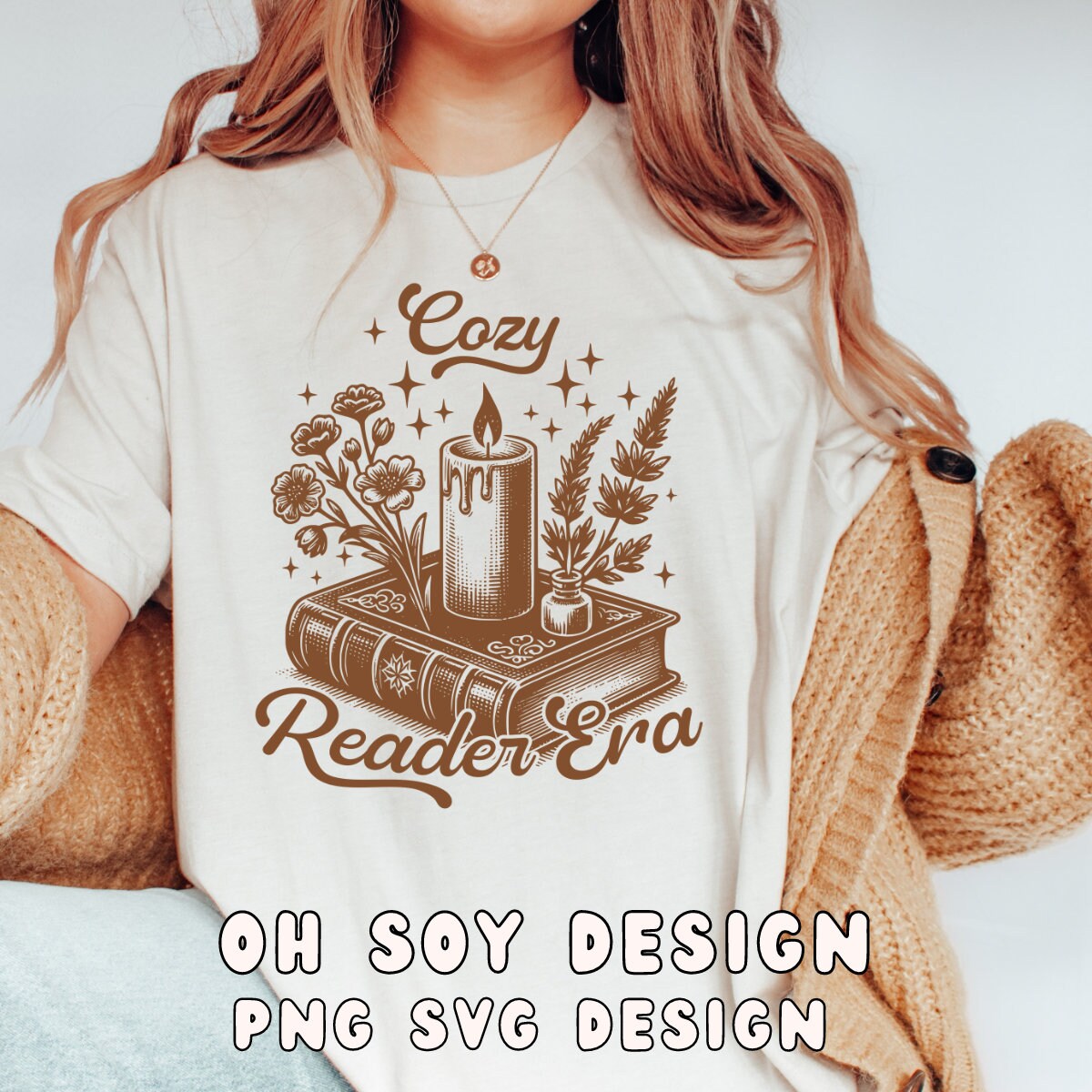 Cozy Reader Era SVG PNG, Bookish Svg Png, Vintage Retro Bookish Png ...