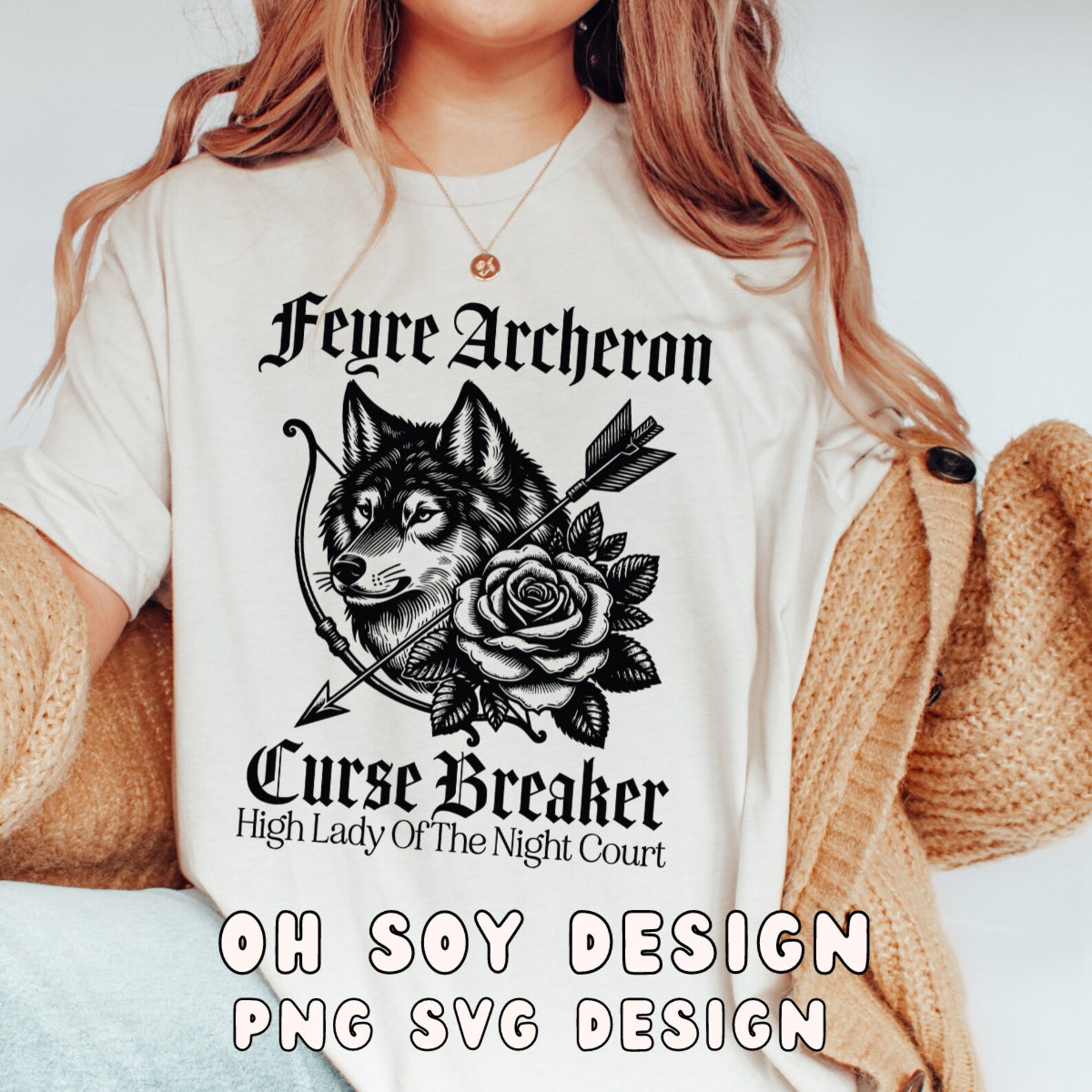Curse Breaker SVG PNG, Acotar Svg Png, Vintage Retro Bookish Png, Book ...