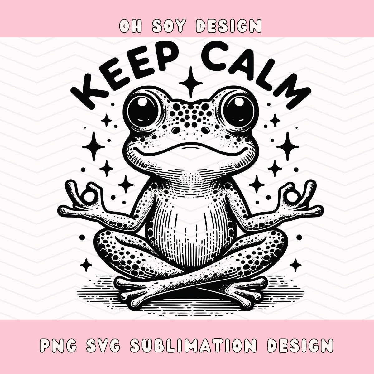 Keep Calm SVG PNG, Funny Frog Svg Png, Digital Design for T-shirts ...