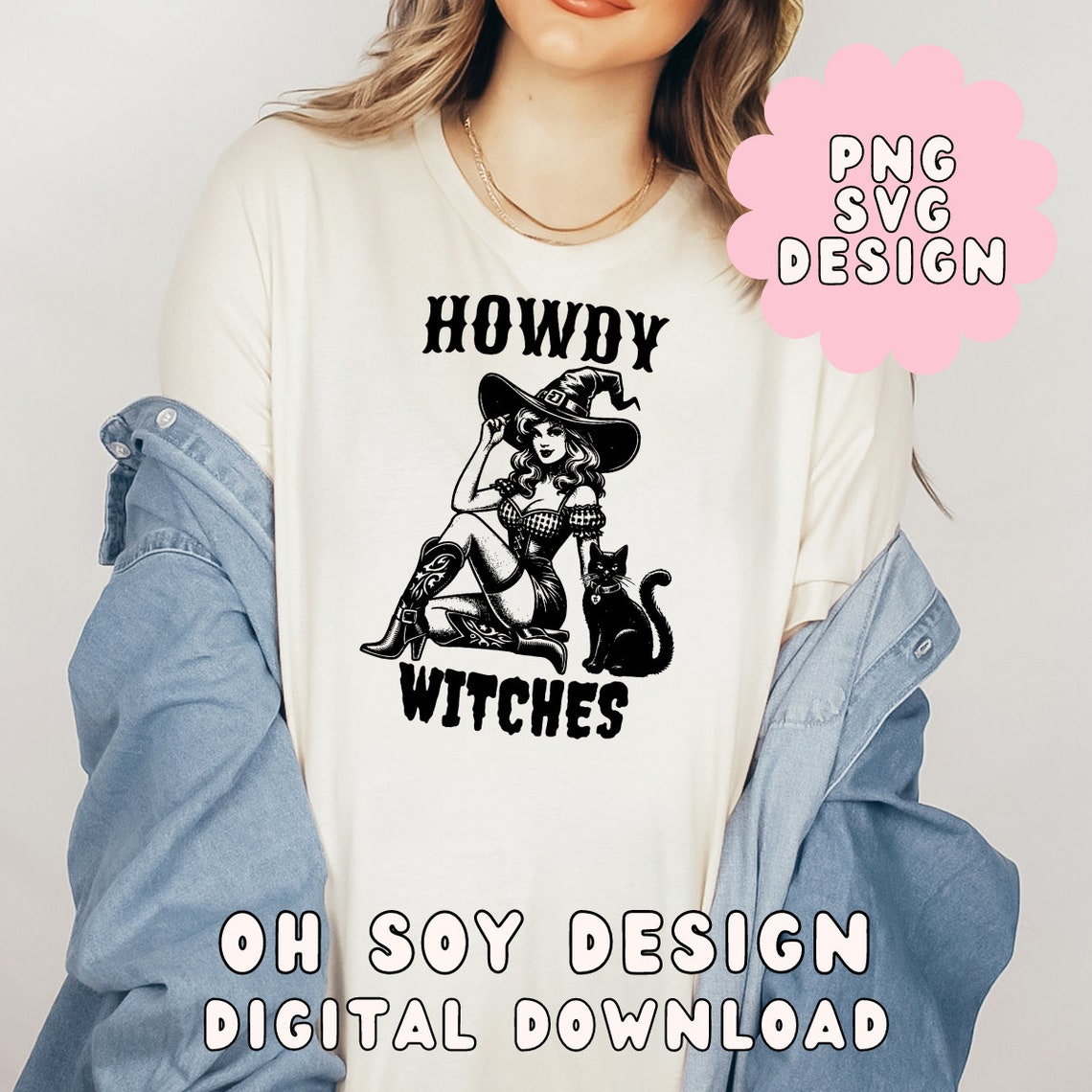 Howdy Witches SVG PNG, Cut File, Witchy Cowgirl Svg Png, Halloween ...