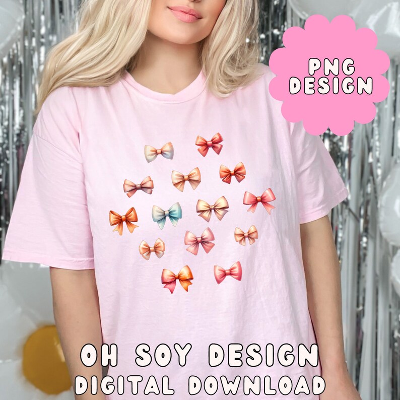 Bows PNG, Coquette Bow Collage PNG, Digital Download, Trendy Png - Etsy