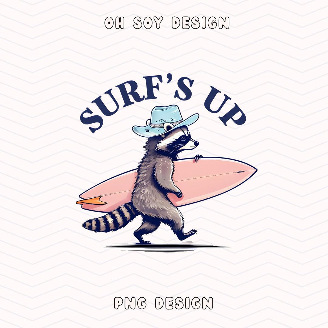 Surfs up PNG, Sublimation Design for a T-shirt, Vintage Sublimation ...