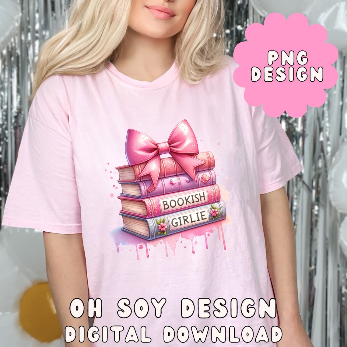 Bookish Girlie PNG, Trendy Bookish Design Png, Cute Bookish PNG Design ...