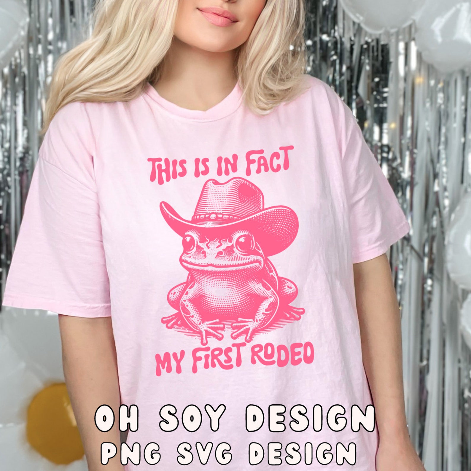 This is in Fact My First Rodeo SVG PNG, Cowboy Rodeo Frog Svg Png ...