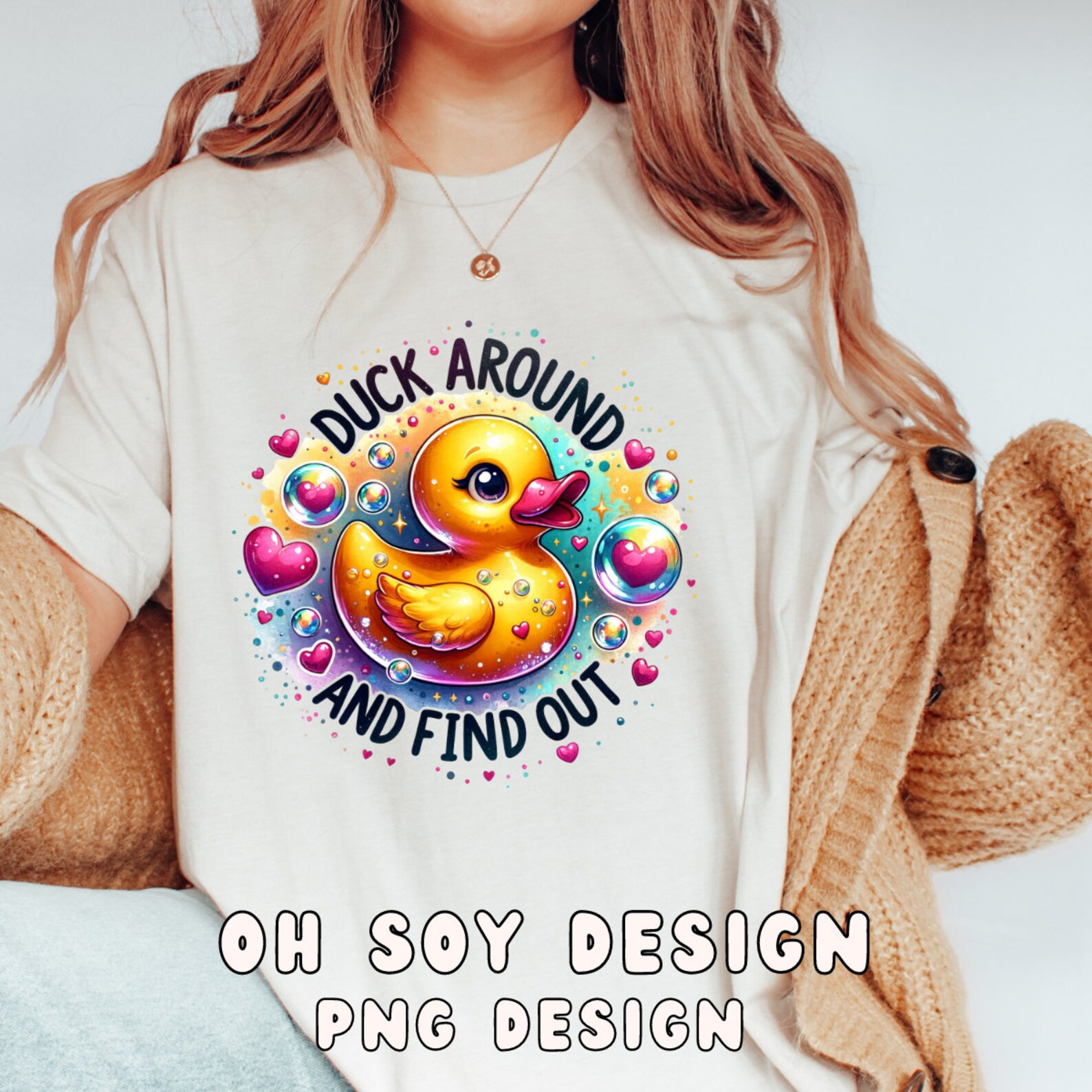 Duck Around and Find Out PNG, Funny Rubber Duck Trendy Png, Digital ...
