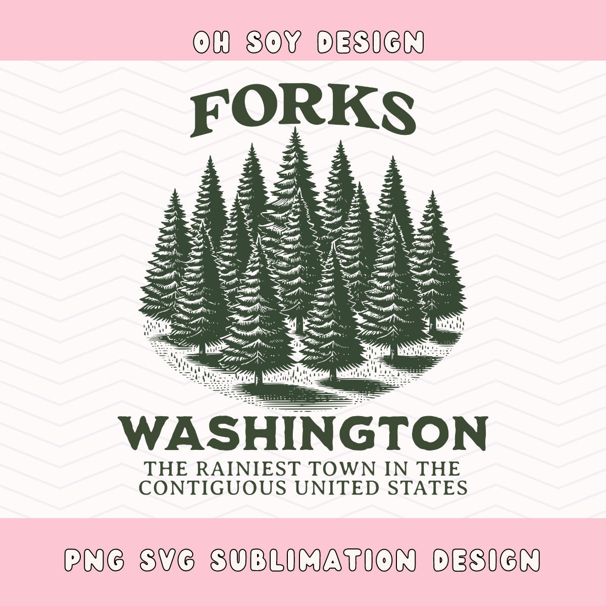 Forks Washington SVG PNG, Twilight Svg Png, Outdoors Svg Png, Digital ...