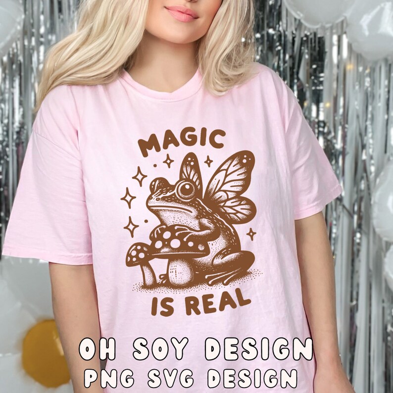 Magic is Real SVG PNG, Magic Frog Svg Png, Digital Design for T-shirts ...
