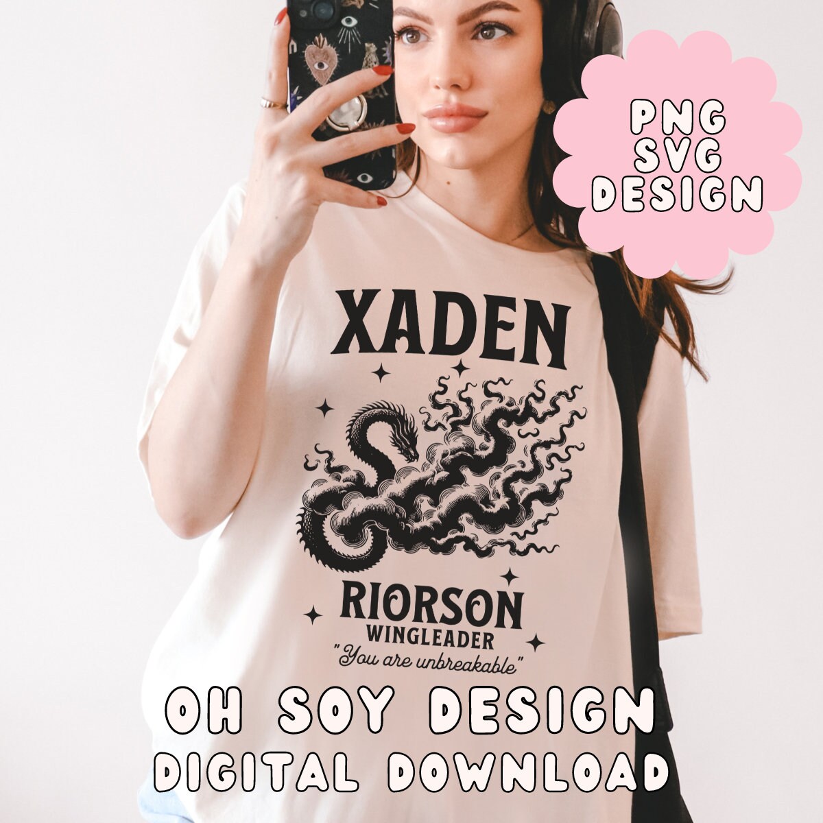 Xaden Roirson Forth Wing SVG PNG, Forth Wing Iron Flame Svg Png ...