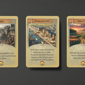 24 Catan Development Cards- English Version -fan Made Unofficial ...