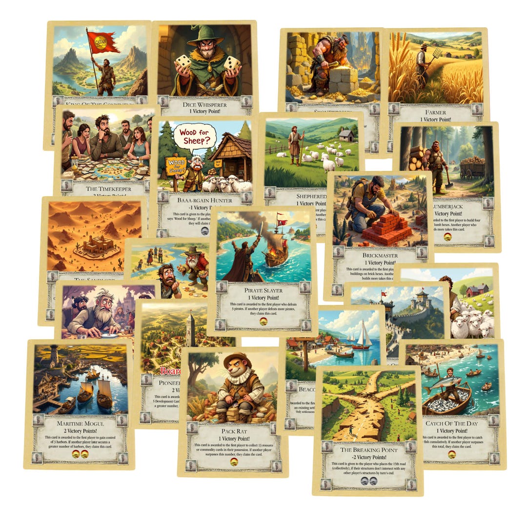 21 Pack Fan Made Victory Cards & Profession Bonus Cards Compatible With ...