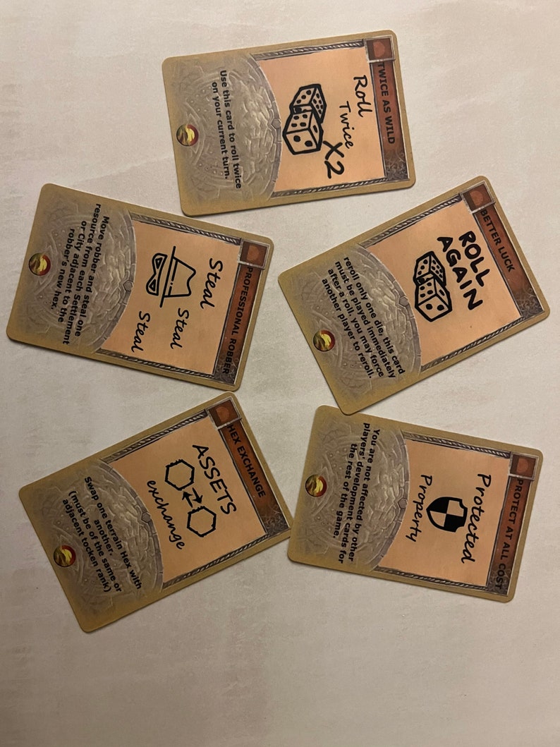 Custom Catan Development Cards - Fan Made Unofficial Development Cards ...