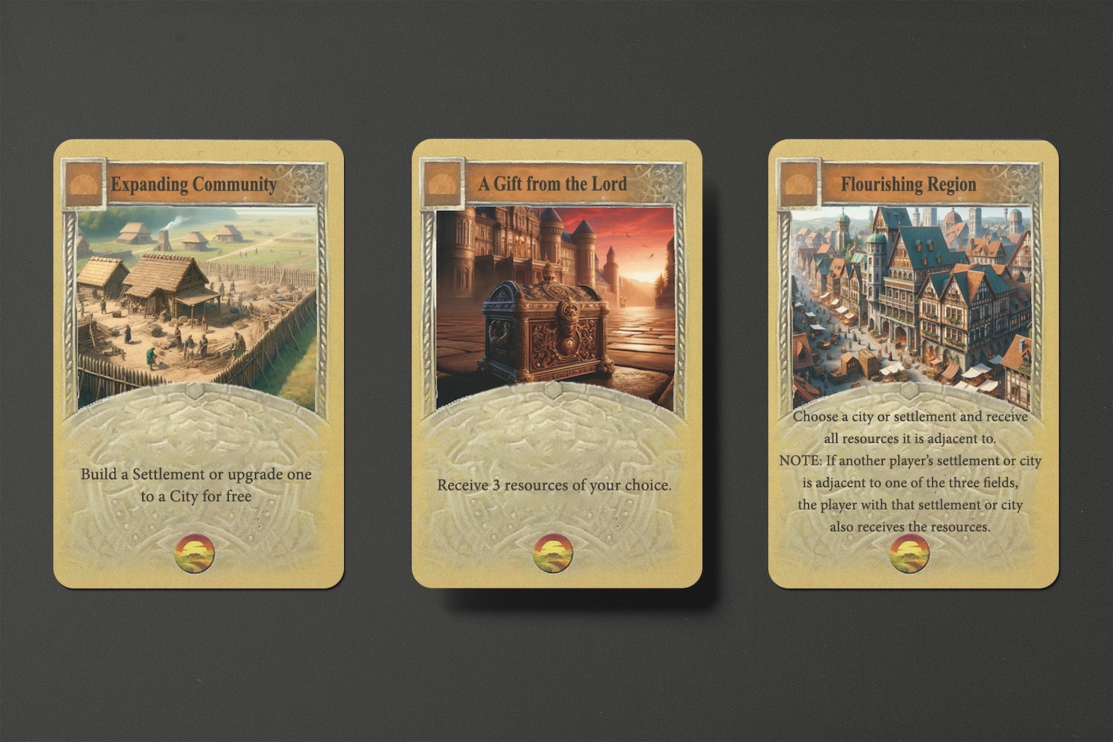 24 Catan Development Cards- English Version -fan Made Unofficial ...