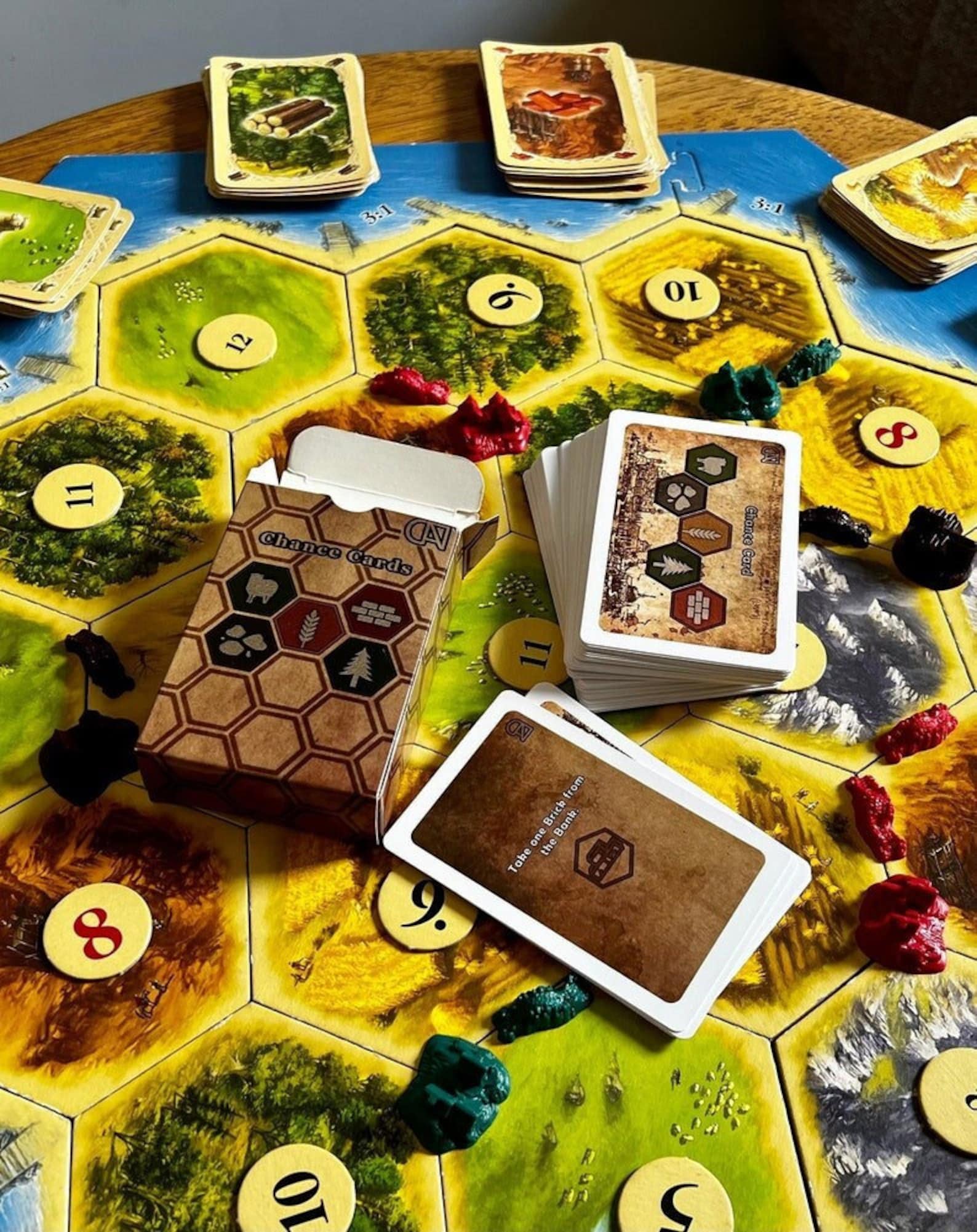 Settlers of Catan Fan Made Chance Cards, Unofficial Expansion for Catan ...