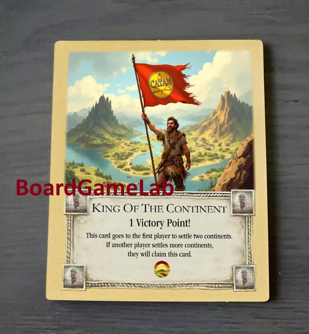 King of the Continent - Victory Point Compatible With Catan's Settlers ...