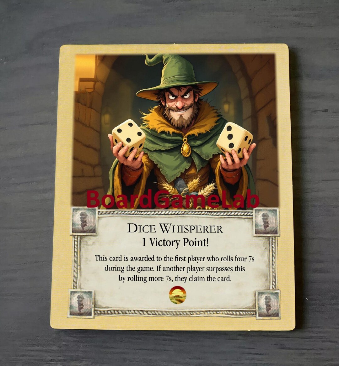 Dice Whisperer - Fan Made Victory Point Card Compatible With Catan's ...