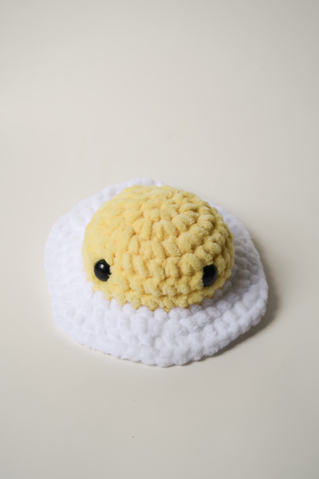 Aesthetic Fried Egg Crochet|cute Breakfast Food|friendly Crochet ...