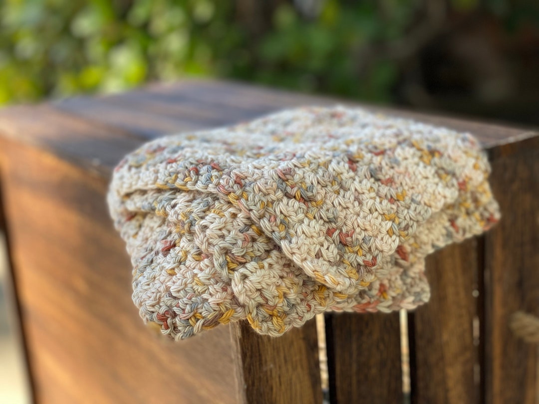 Wash Clothes Dish Clothes Set of 3 Crocheted Cloths Handmade Nubby ...