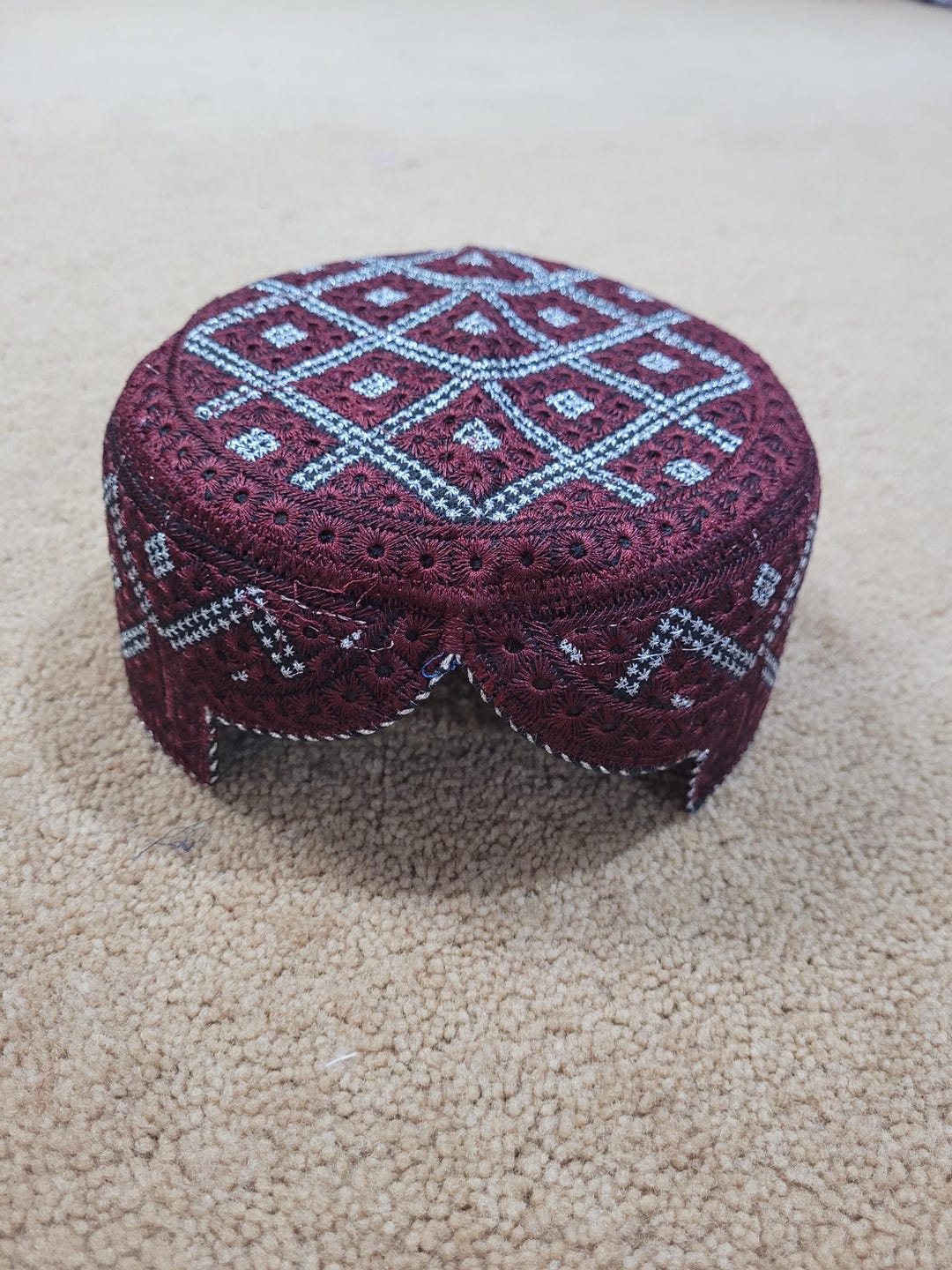 Balochi Hat Kandahari Khuwalei Sindih Topi Medium Size - Etsy
