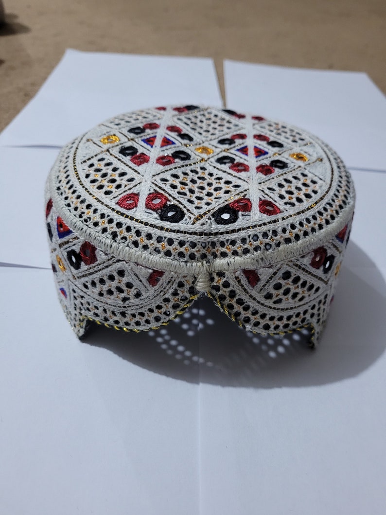 Balochi Hat Kandahari Khuwalei Sindihi Topi Small Size - Etsy