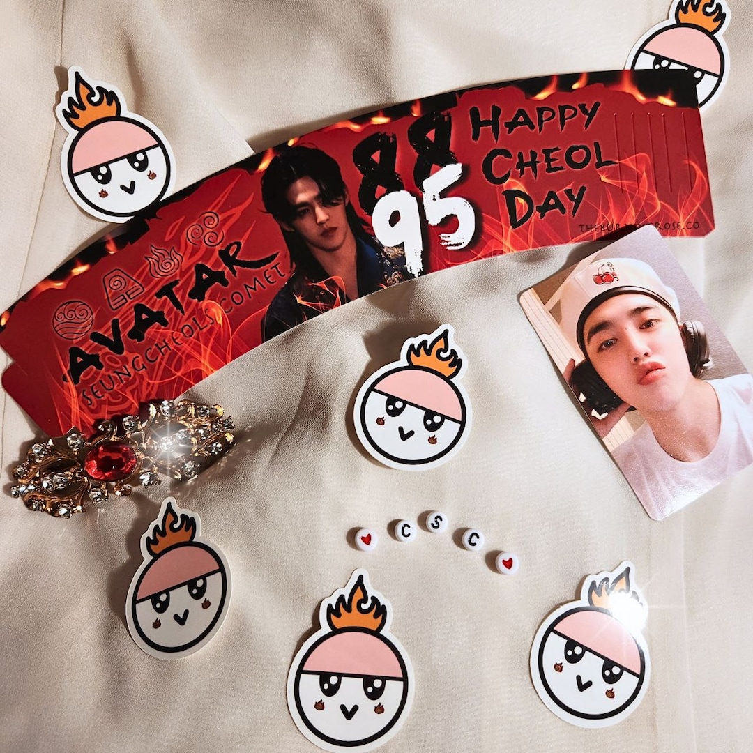 Kpop Seventeen Scoups Cupsleeve Sticker Acrylic Photocard - Etsy