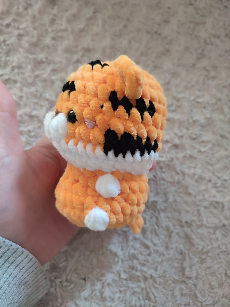 Mini Crocheted Tiger Plush Toy - Etsy