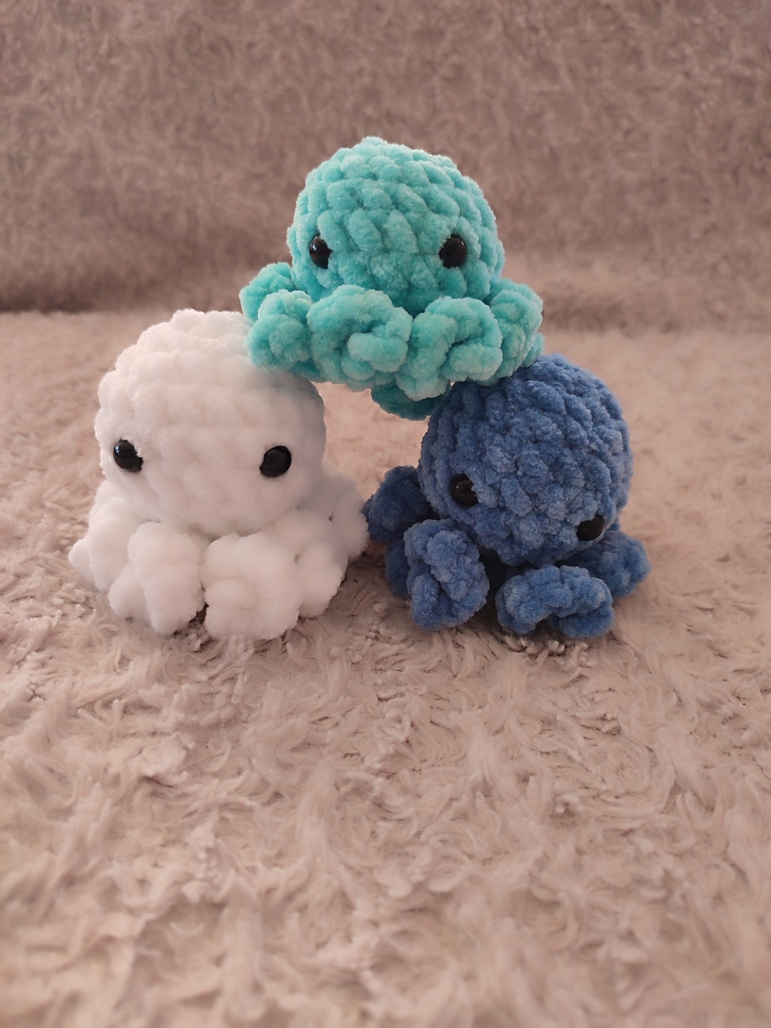 Mini Crochet Octopus Crochet Otopus Stuffed Octopus Kawaii Octopus Made ...