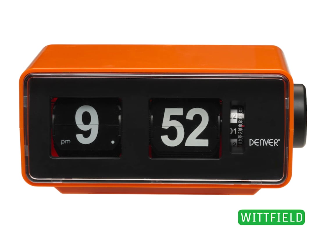 Retro Radio Alarm Clock Flip Clock Denver Flip Clock Radio in Original ...