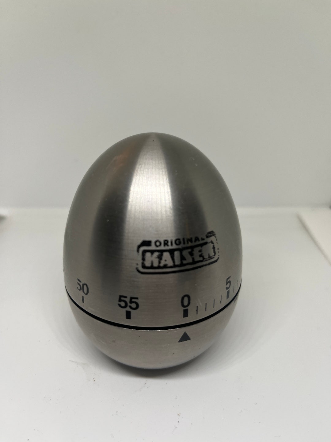 1980s Original Kaiser Egg Timer Stainless Steel Mechanical Timer 60min ...