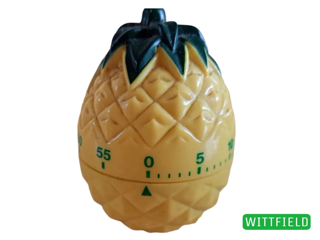 1970s Egg Timer Pineapple Yellow Mech. Timer 60min Germany - Etsy
