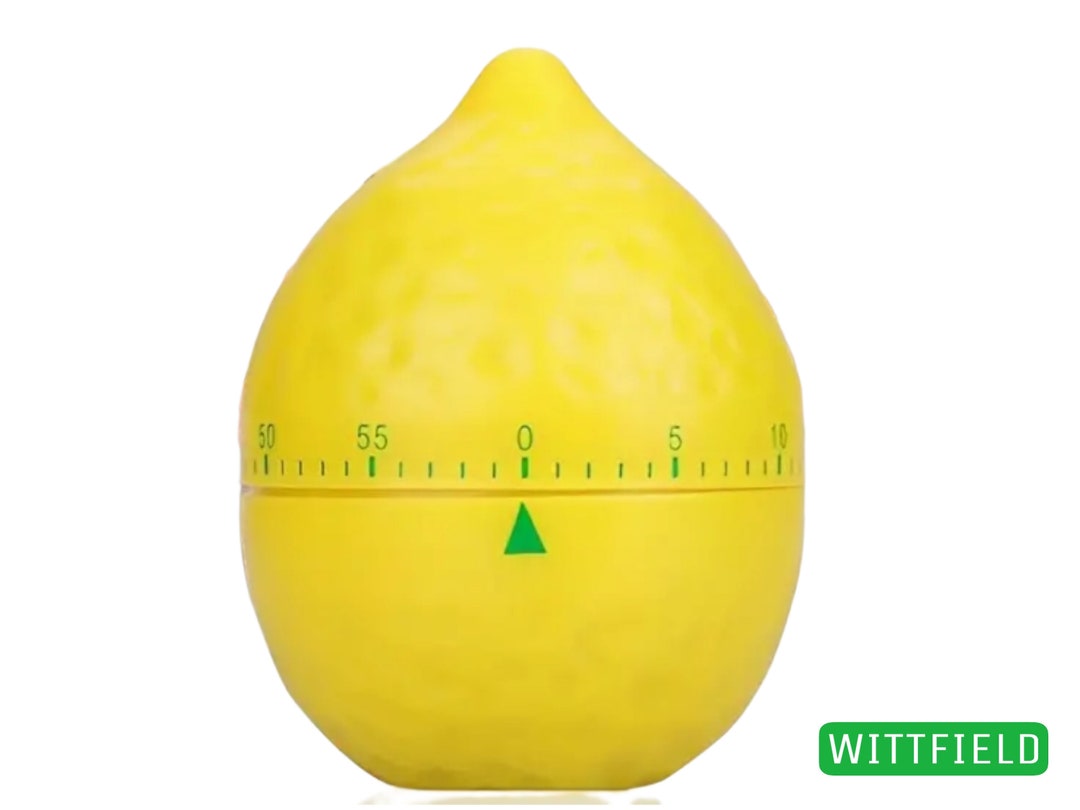 New Lemon Yellow Egg Timer in Original Packaging. Timer 60min Germany ...