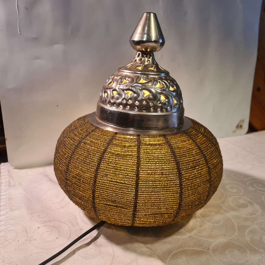 2000s Light Makers High-quality Table Lamp Table Lamp Ball Glass Metal ...