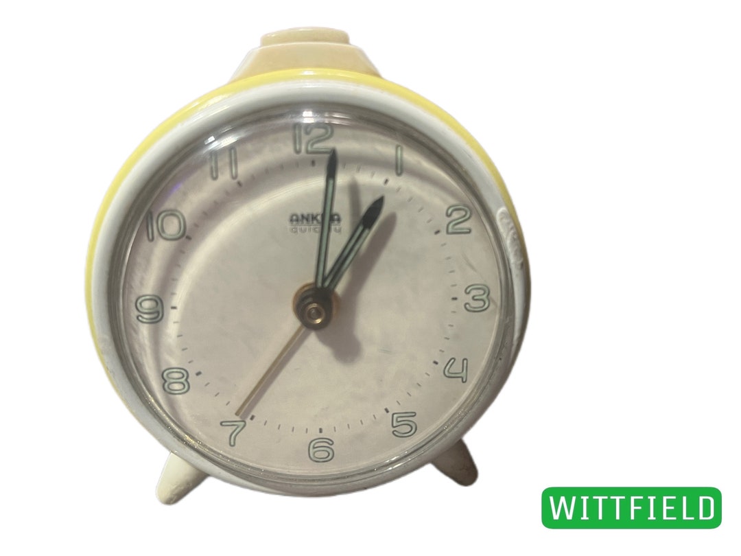 1960s Ankra Quicky Mech. Alarm Clock Alarm Clock Stylish Table Clock ...