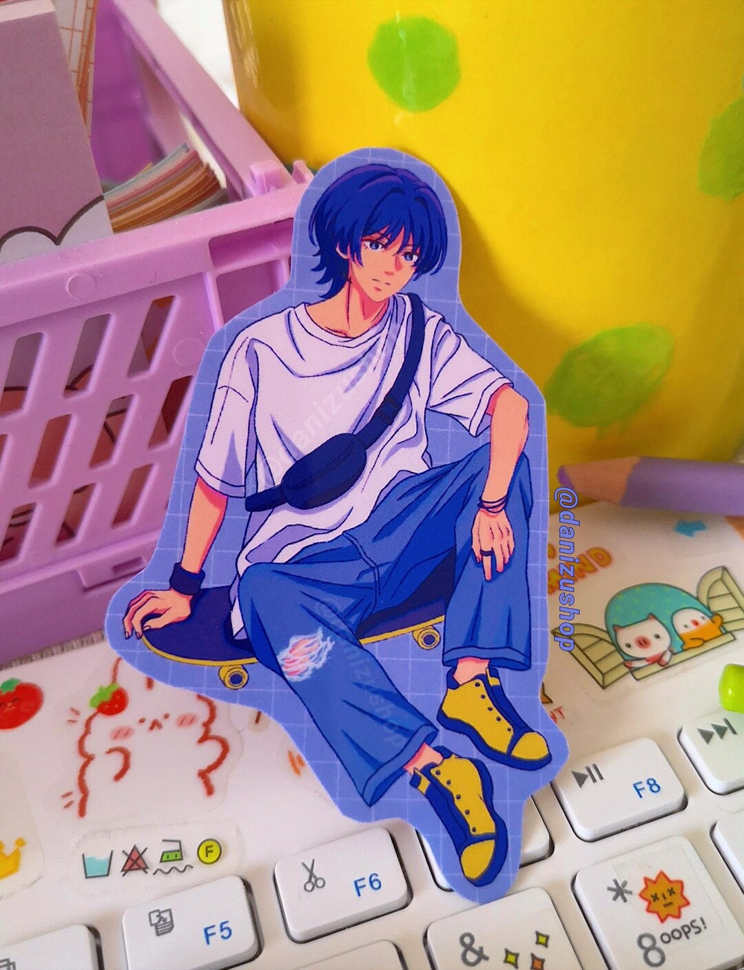 Scaramouche Sticker / Skater Boy Scaramouche Stickers / Genshin Impact ...