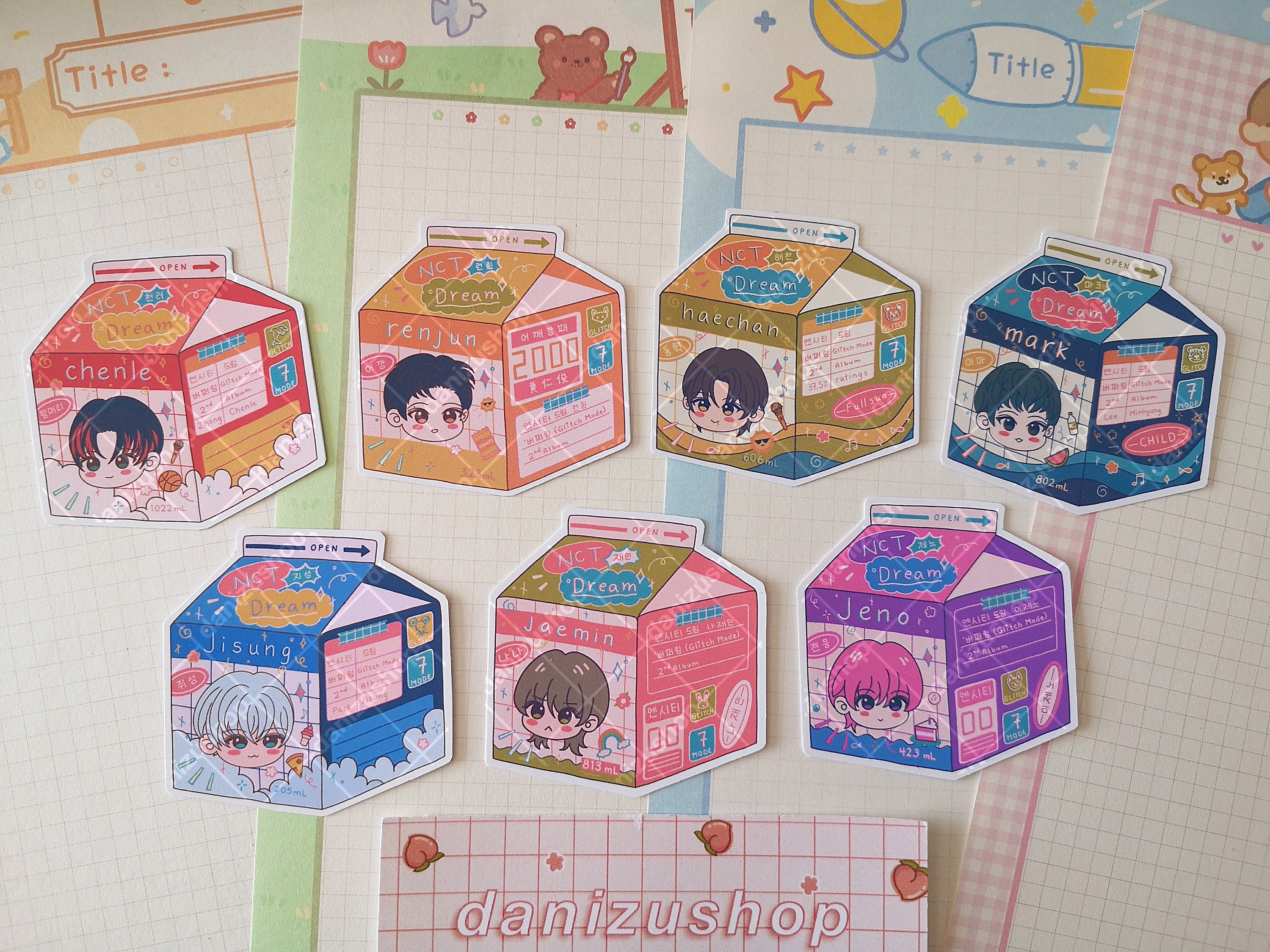 NCT Dream Stickers: 2" Kpop Sticker Set - Etsy