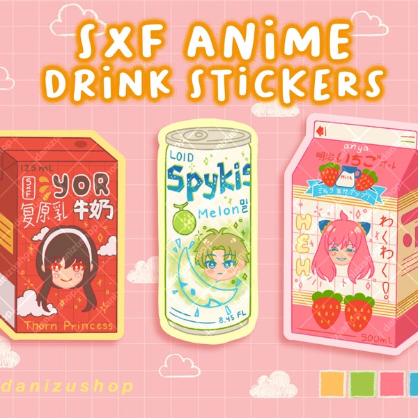 Anime Sticker Pack - Etsy