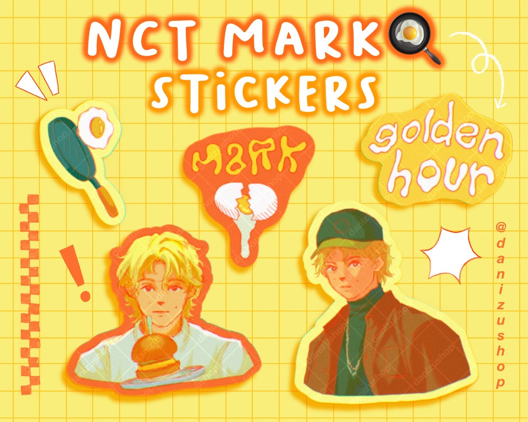 NCT Mark Golden Hour Sticker Pack / NCT Dream Mark Lee Sticker Set ...