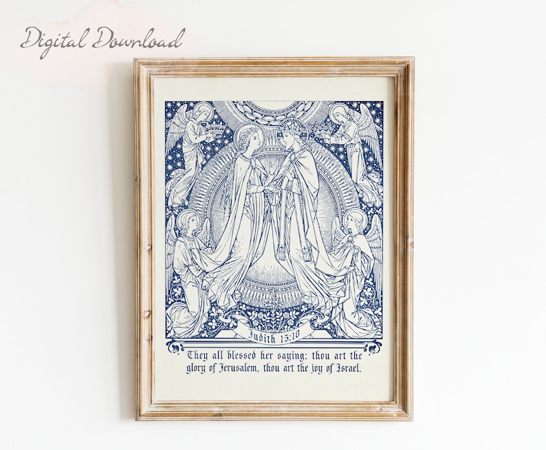 Catholic Wall Art - the Assumption of Mary - Catholic Home Decor ...