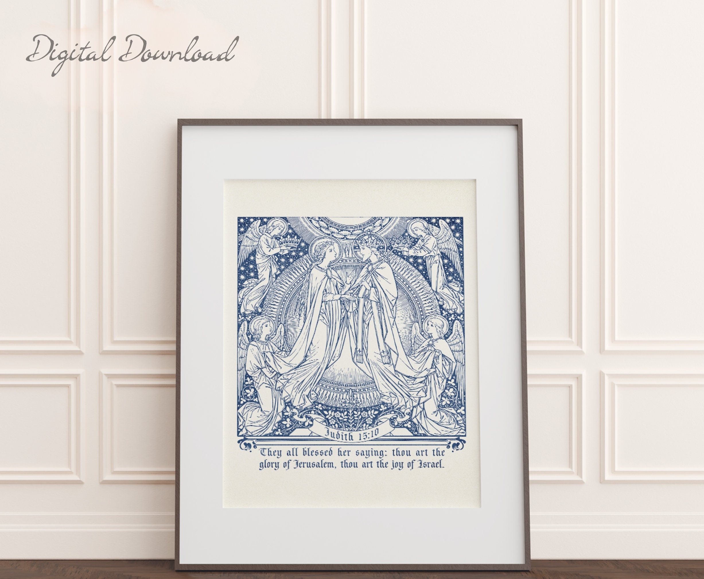 Catholic Wall Art - the Assumption of Mary - Catholic Home Decor ...