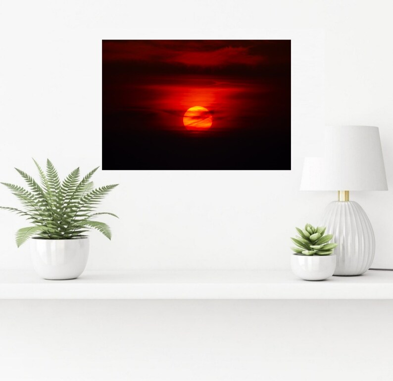 Red Dawn DIGITAL DOWNLOAD PRINT - Etsy