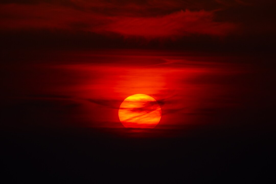 Red Dawn DIGITAL DOWNLOAD PRINT - Etsy