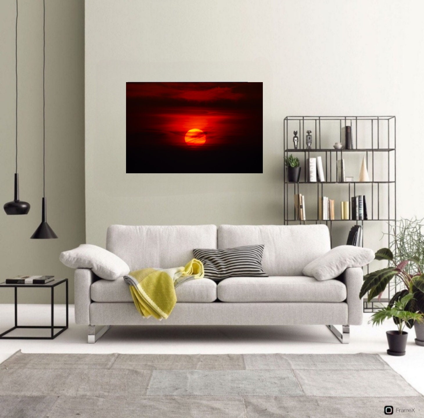 Red Dawn DIGITAL DOWNLOAD PRINT - Etsy