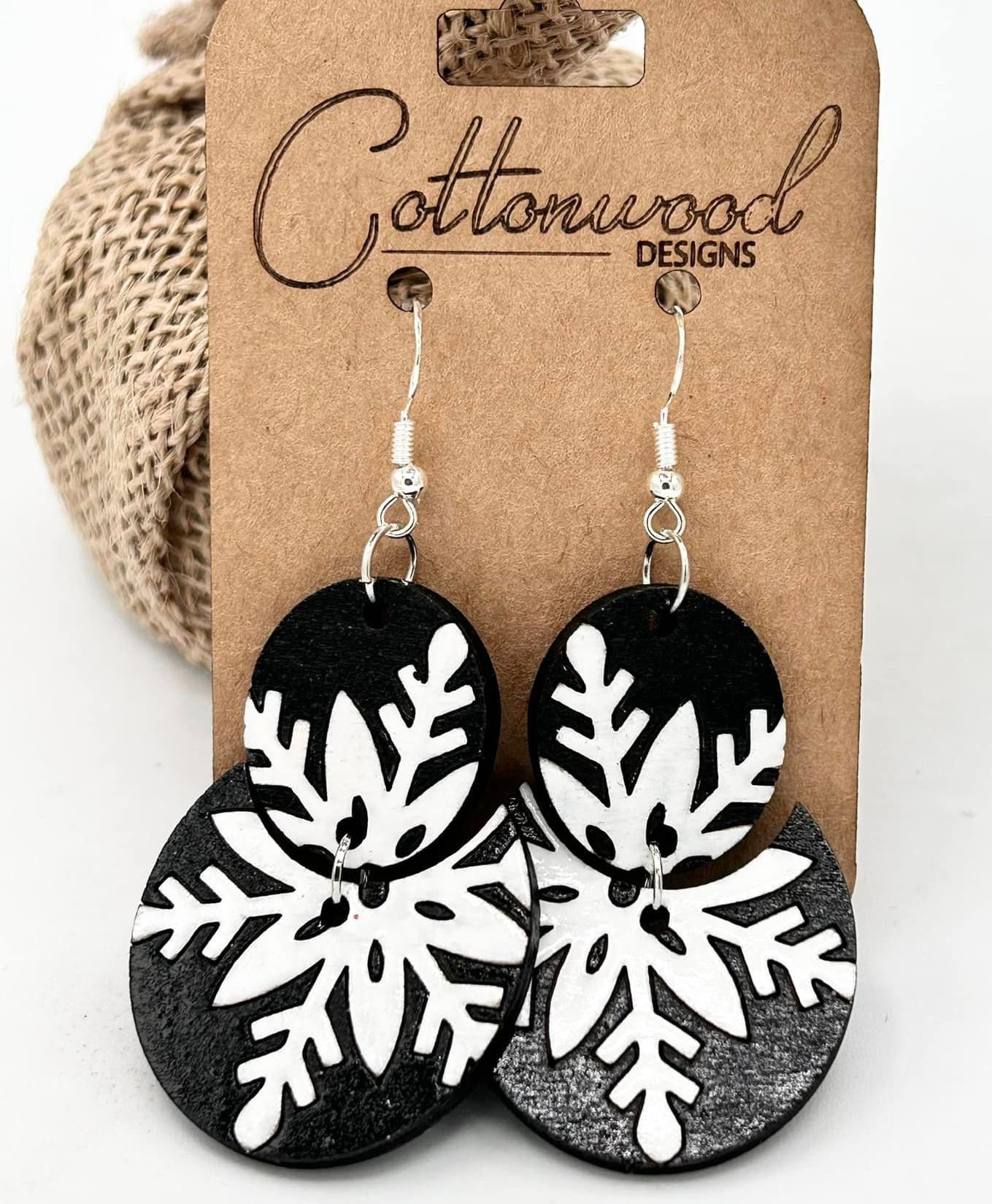 Digital. SNOWFLAKE EARRING SVG Digital File Combined/cutout Tested on ...