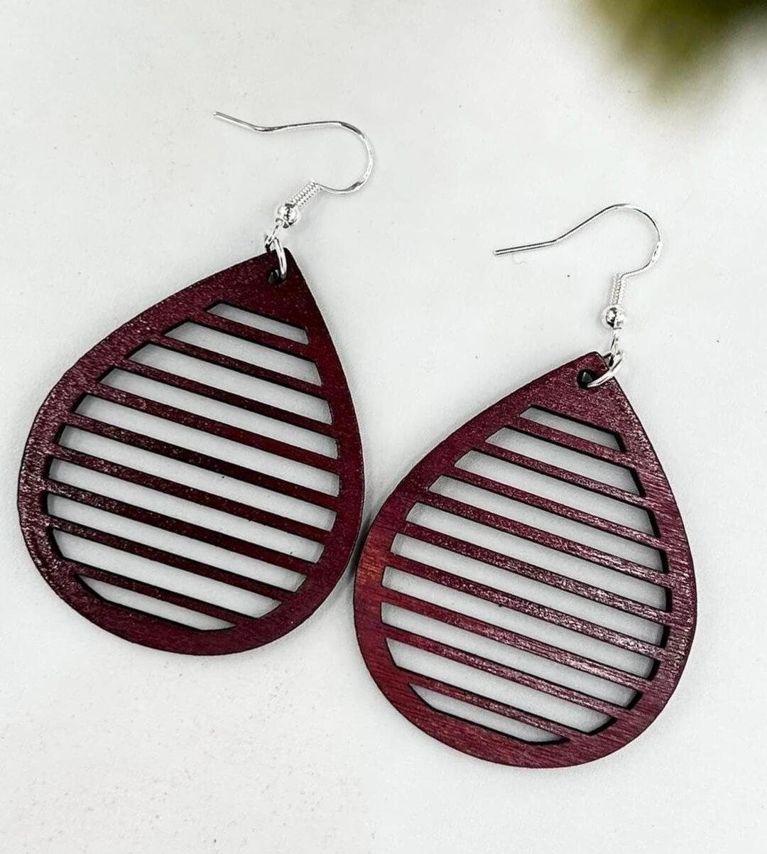 DIGITAL FILE EARRING Svg - Classic Clean Cut - Boho Dangle - Tested by ...