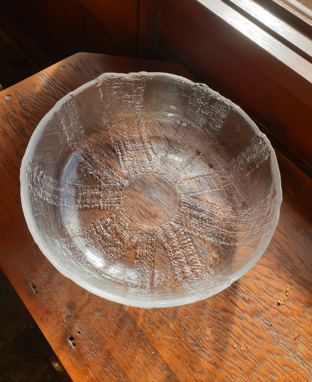 Extra Large Heavy Glass Fruit or Salad Bowl | Display Bowl - Etsy
