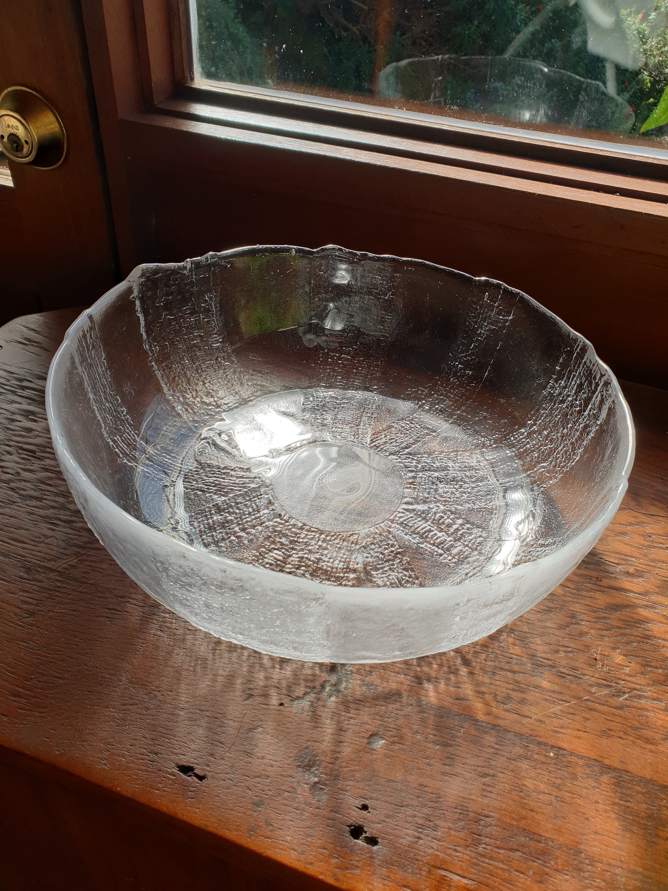 Extra Large Heavy Glass Fruit or Salad Bowl Display Bowl - Etsy