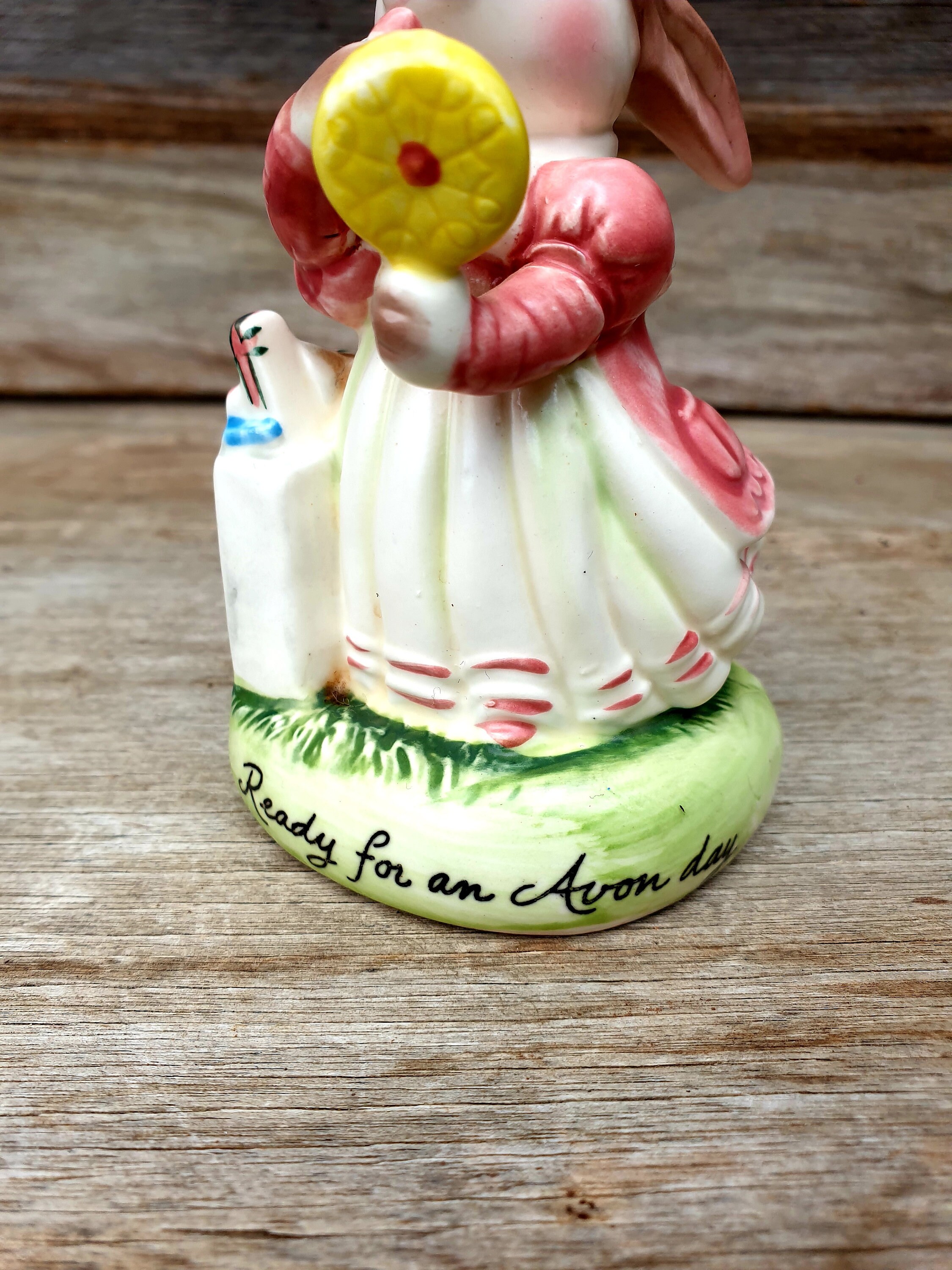 Ready for an Avon Day Vintage Bunny Figurine by Avon Precious Moments ...