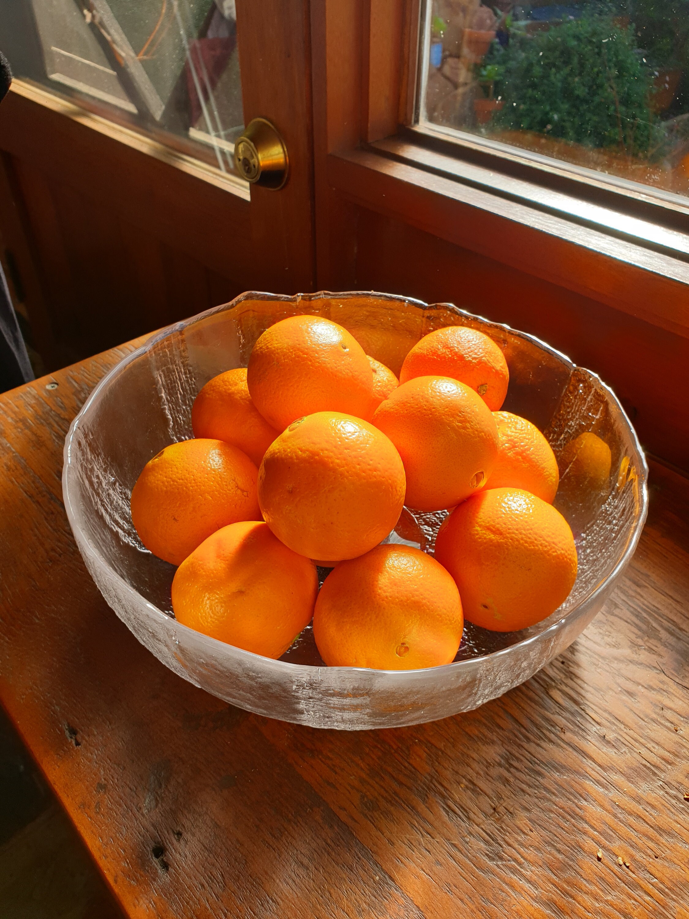 Extra Large Heavy Glass Fruit or Salad Bowl Display Bowl - Etsy