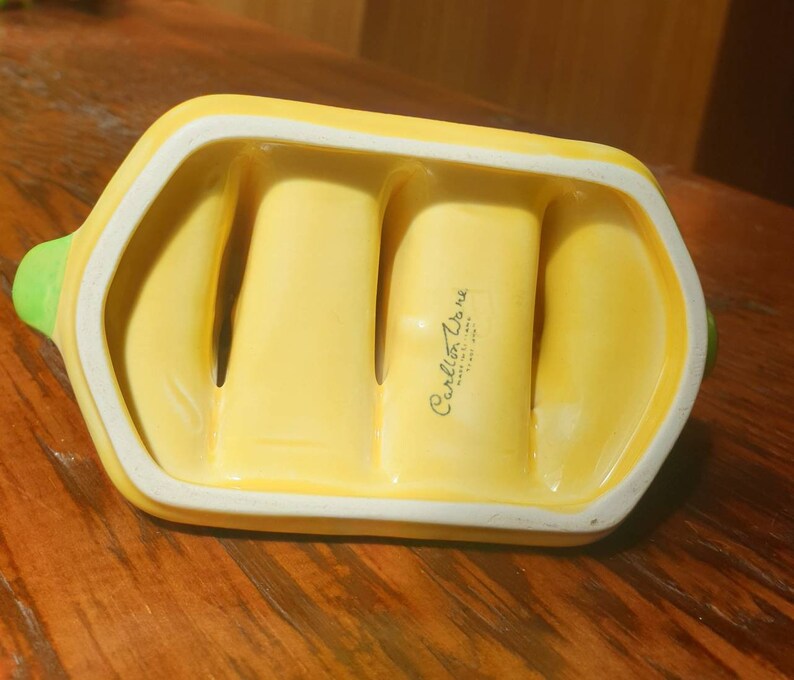 Vintage Carlton Ware Art Deco Toast Rack Lemon Lime Pattern With Finger ...